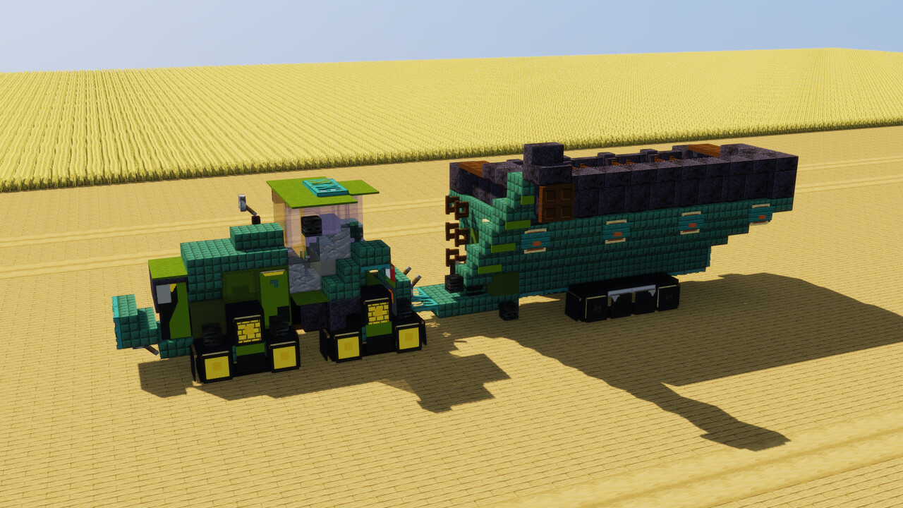 John Deere Tractor with Unverferth Grain Cart Minecraft Map
