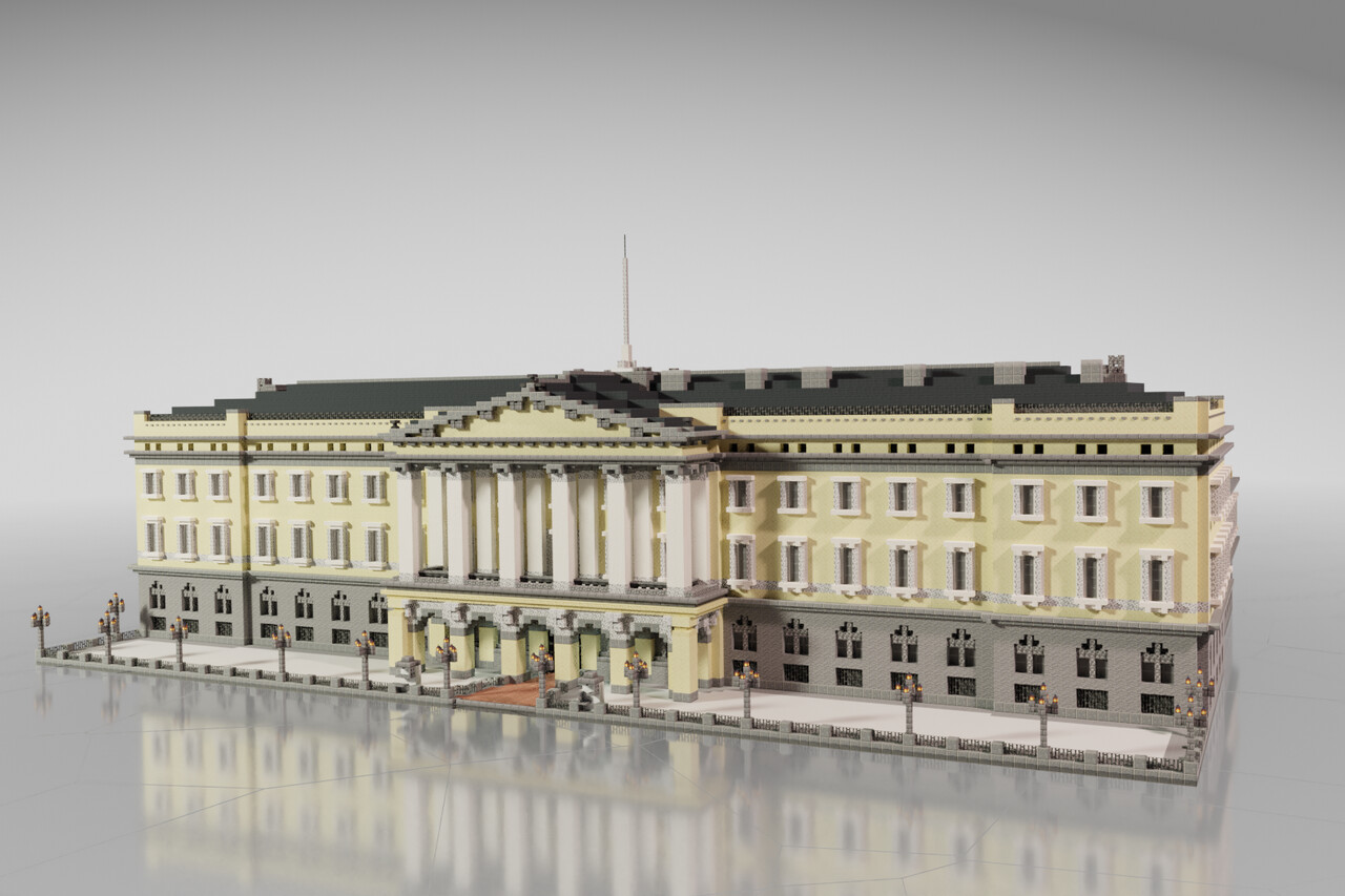 The Royal Palace, Oslo // Norway Minecraft Map
