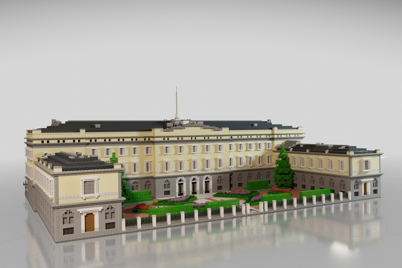 The Royal Palace, Oslo // Norway Minecraft Map