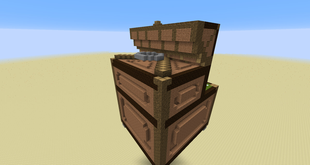 Windup Tiger in Box (A redstone powered play/music-box of old ...