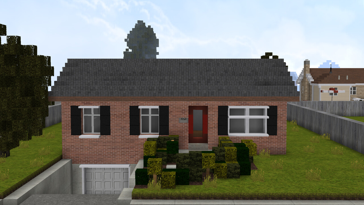 Corner 1 Story Home - Powhattan Minecraft Map