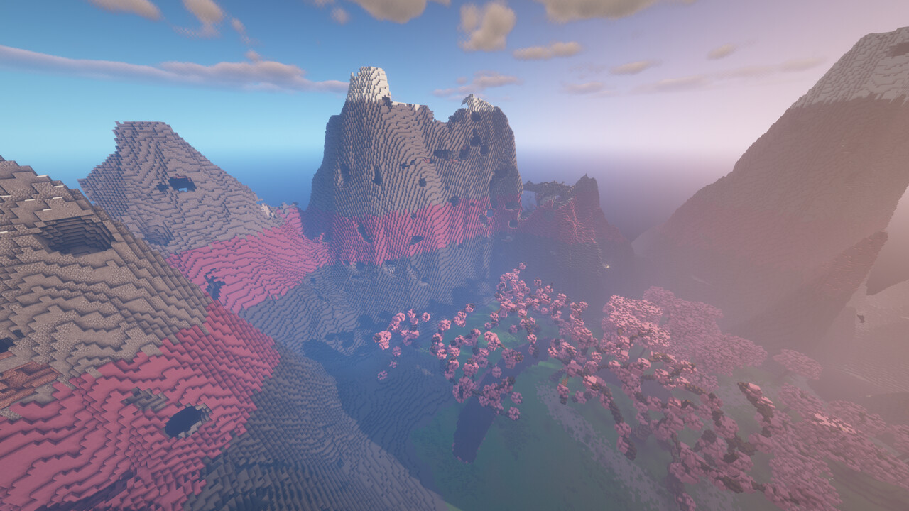 Japanese Mountains Minecraft Map