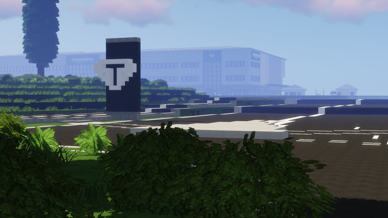 Triumph Motorcycles Factory, Hinckley Minecraft Map