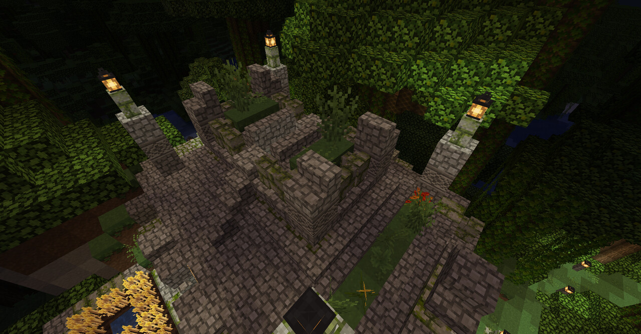 jungle piramid house Minecraft Map
