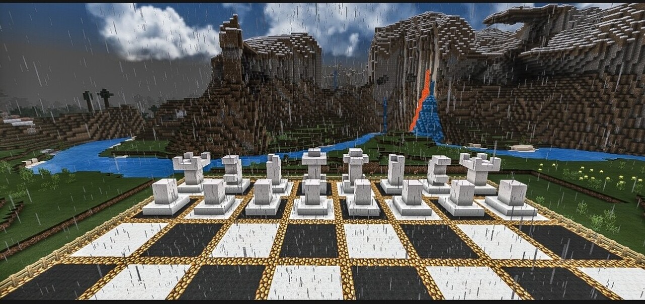 Chessboard Waterway Minecraft Map