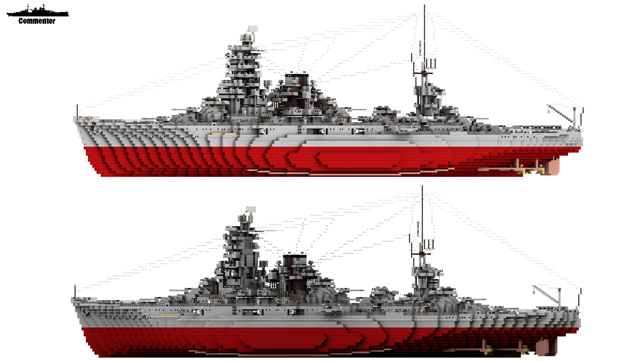 IJN Settsu 1:1 Scale (Fictional Suruga Class Battleship) Ft Renown ...