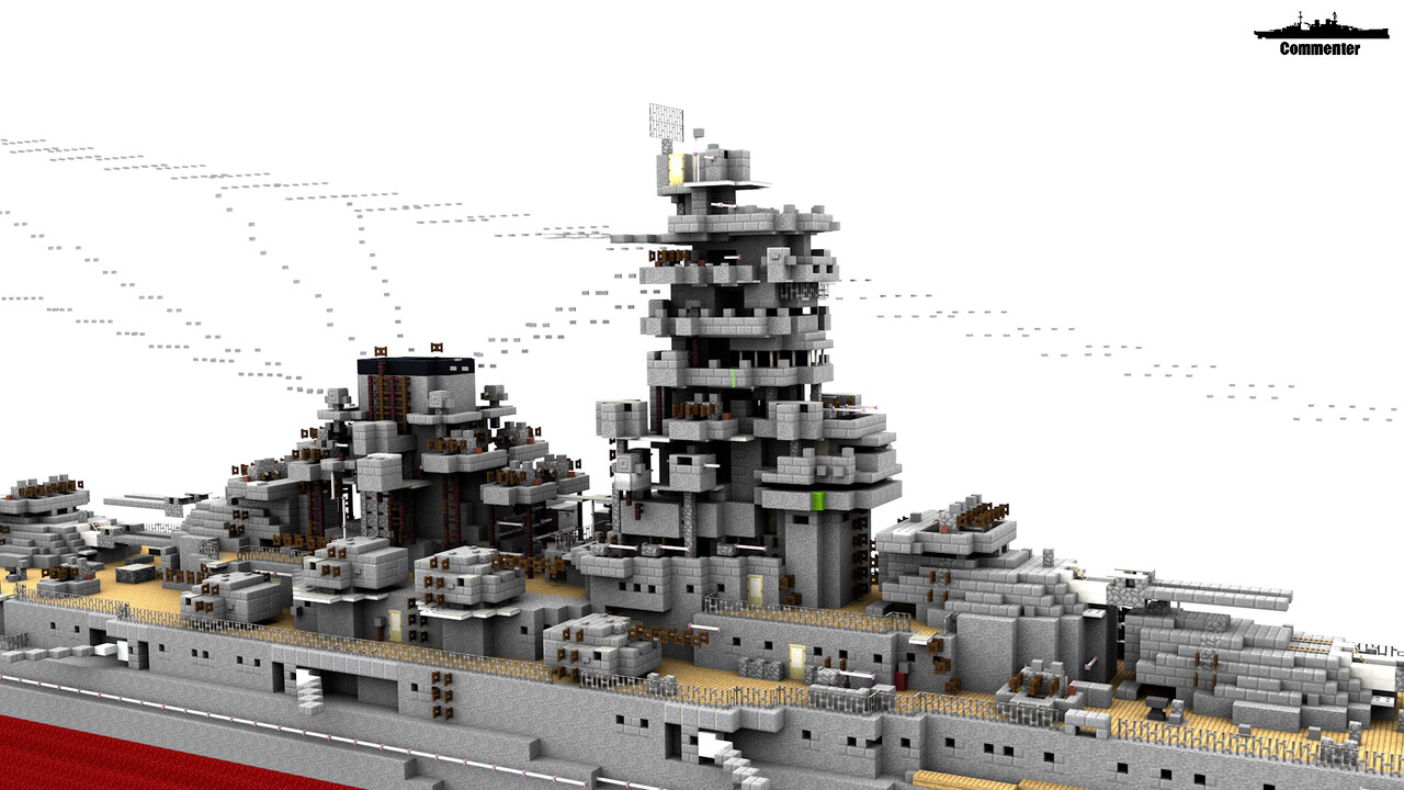 IJN Settsu 1:1 Scale (Fictional Suruga Class Battleship) Ft Renown ...