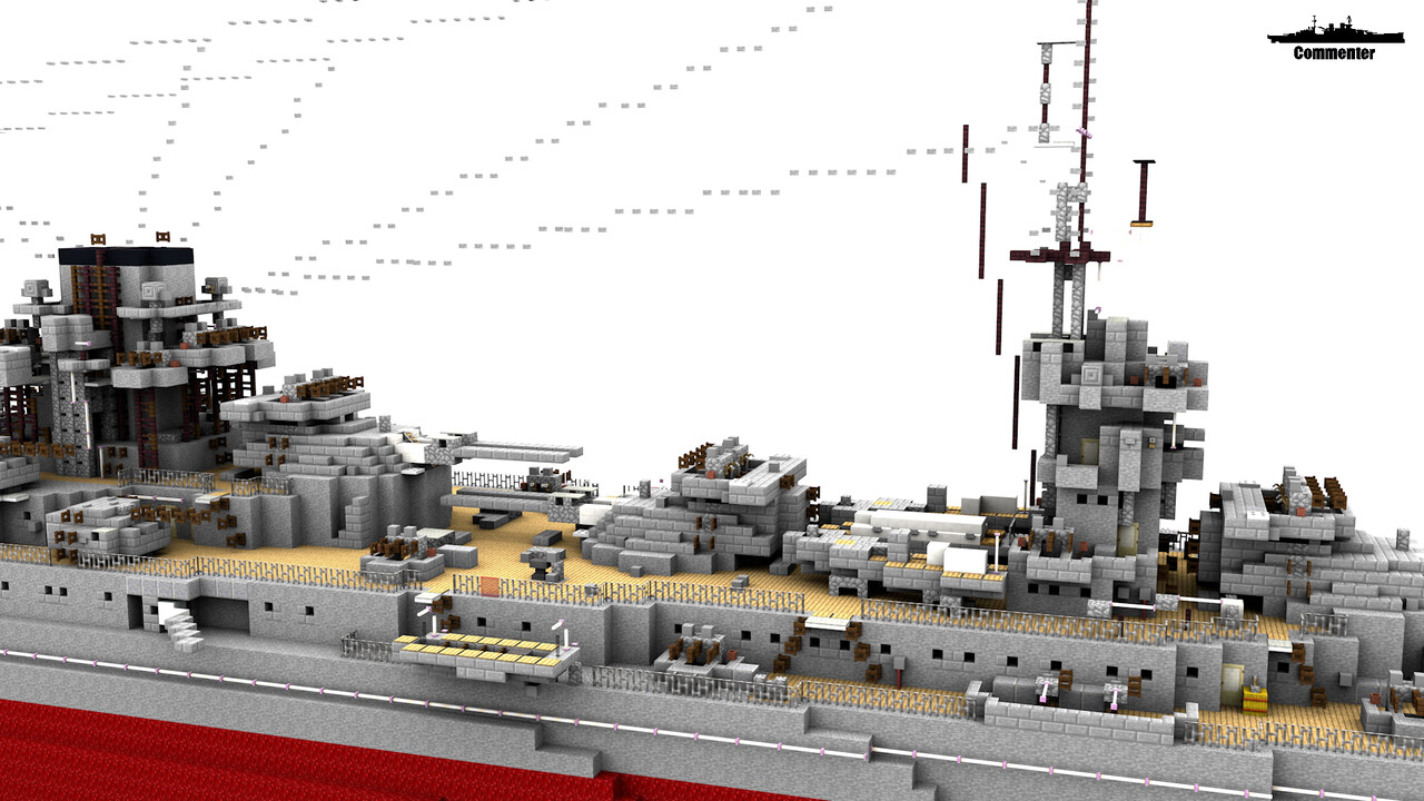IJN Settsu 1:1 Scale (Fictional Suruga Class Battleship) Ft Renown ...