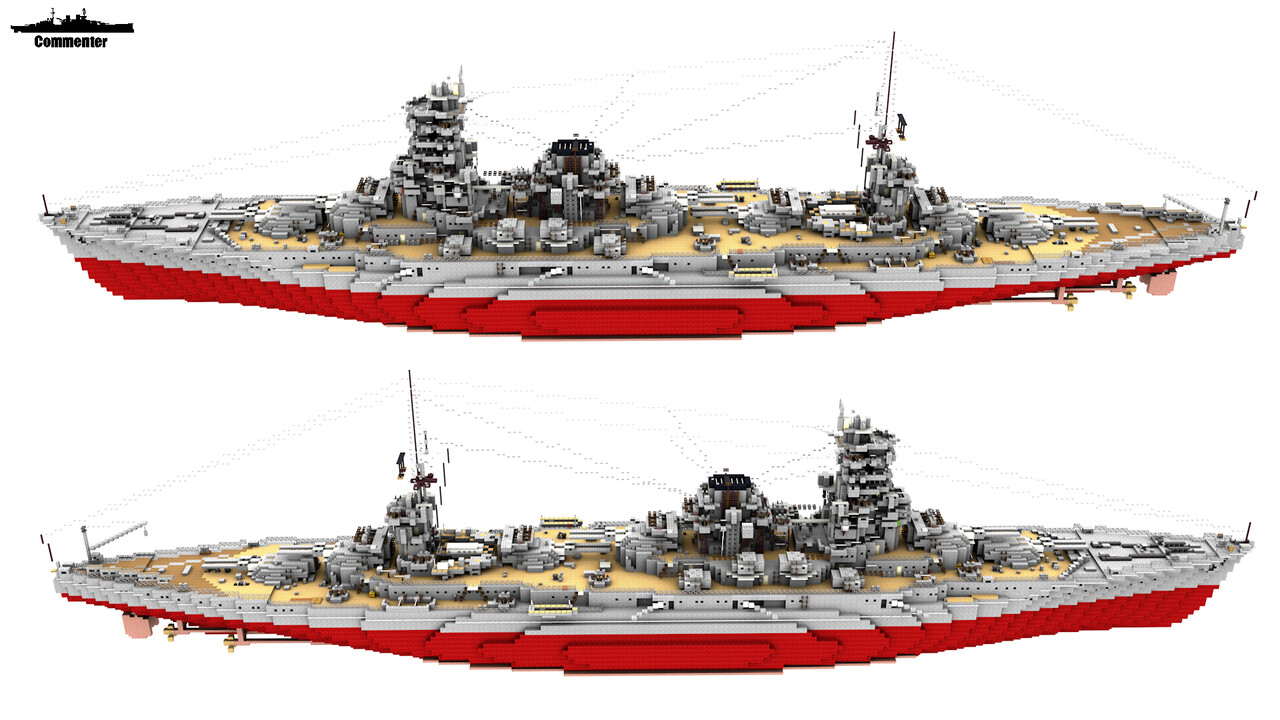 IJN Settsu 1:1 Scale (Fictional Suruga Class Battleship) Ft Renown ...