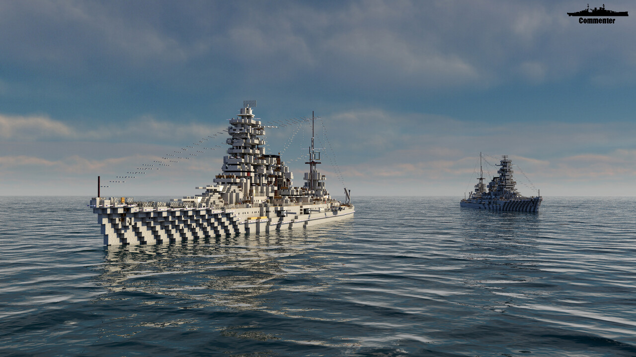 IJN Settsu 1:1 Scale (Fictional Suruga Class Battleship) Ft Renown ...