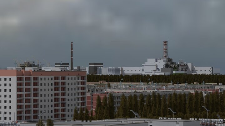 Chernobyl Nuclear Power Plant 1986/1990 Minecraft Map