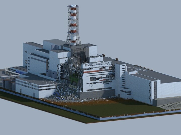 Chernobyl Nuclear Power Plant 1986/1990 Minecraft Map