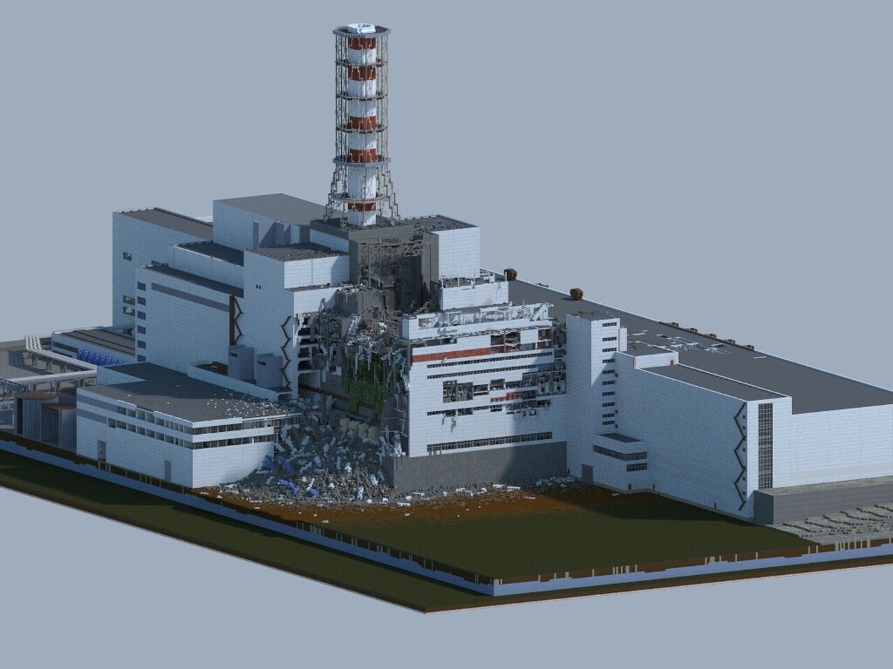 Chernobyl Nuclear Power Plant 1986/1990 Minecraft Map