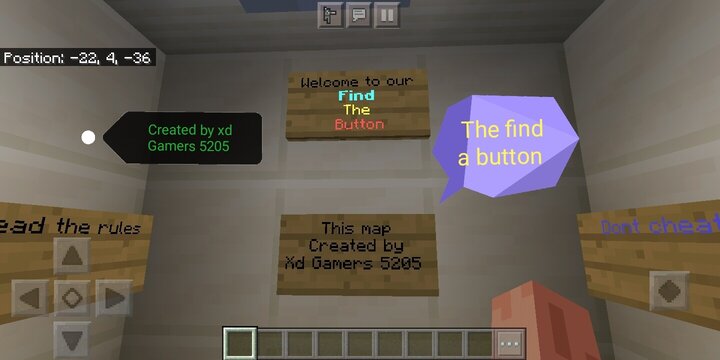 Find the button Minecraft Map