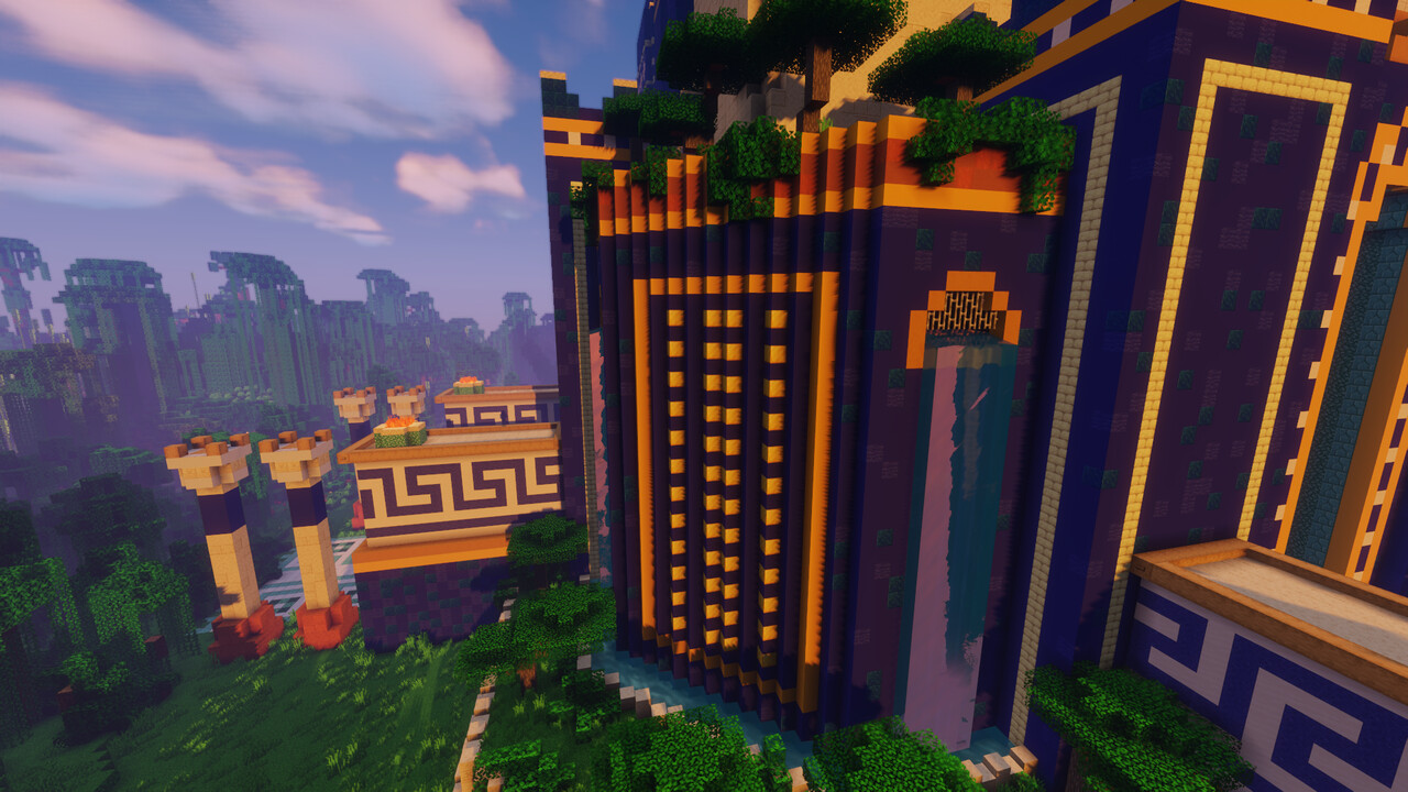 Hanging Gardens of Babylon Minecraft Map