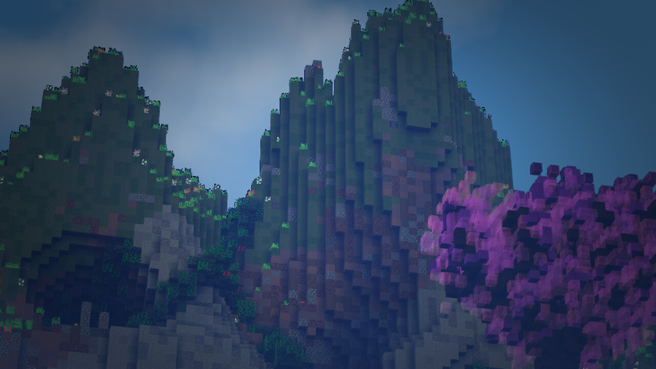Server Spawn Mountains Minecraft Map