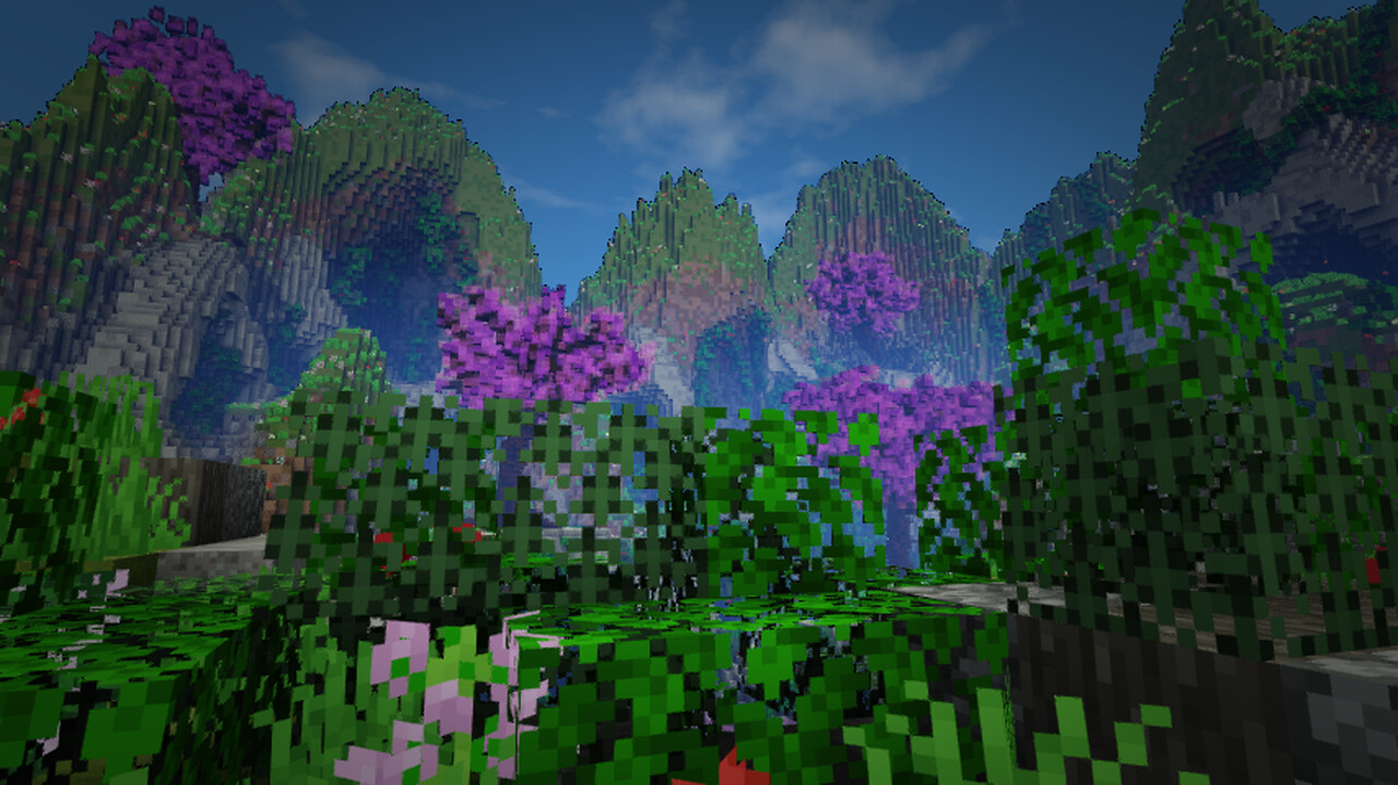 Server Spawn Mountains Minecraft Map