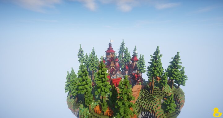 Flying Home Lobby Minecraft Map