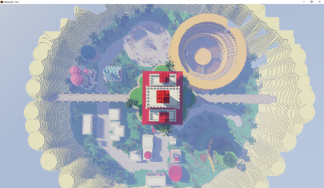 Dressrosa from One Piece Minecraft Map