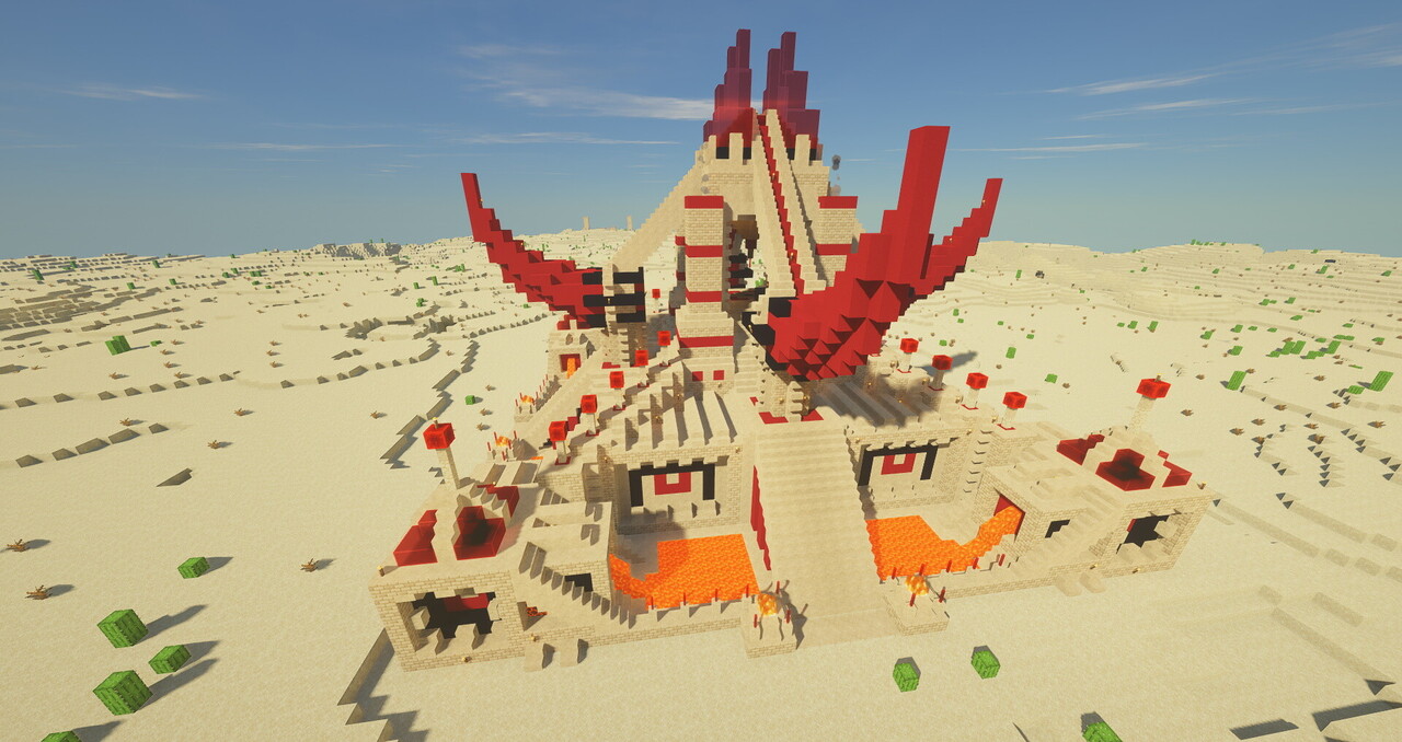 The Burning Desert - Memorial Minecraft Map