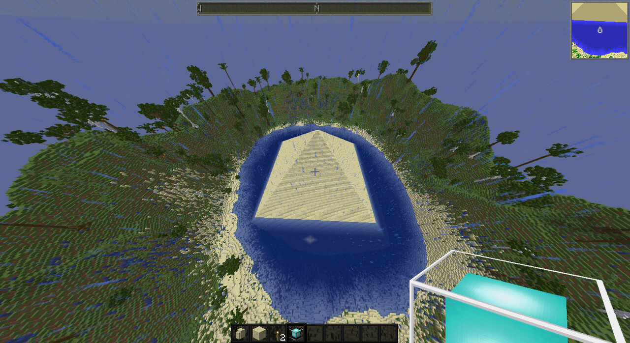 Pyramid Island Minecraft Map