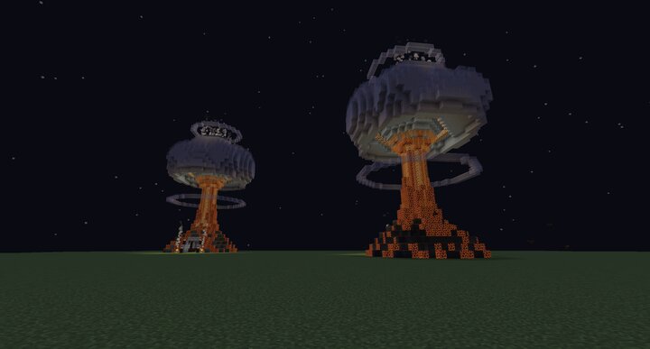 Small Mushroom Cloud Shop Design Minecraft Map