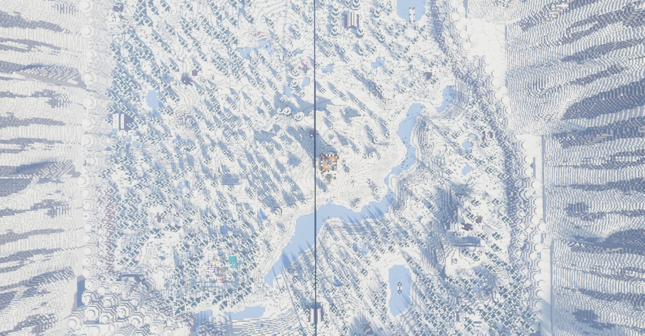 BIGFOOT/YETI survival map 1.16 95%progress Minecraft Map