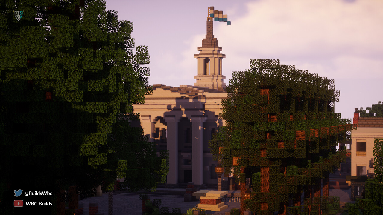 Georgian Town Hall Minecraft Map