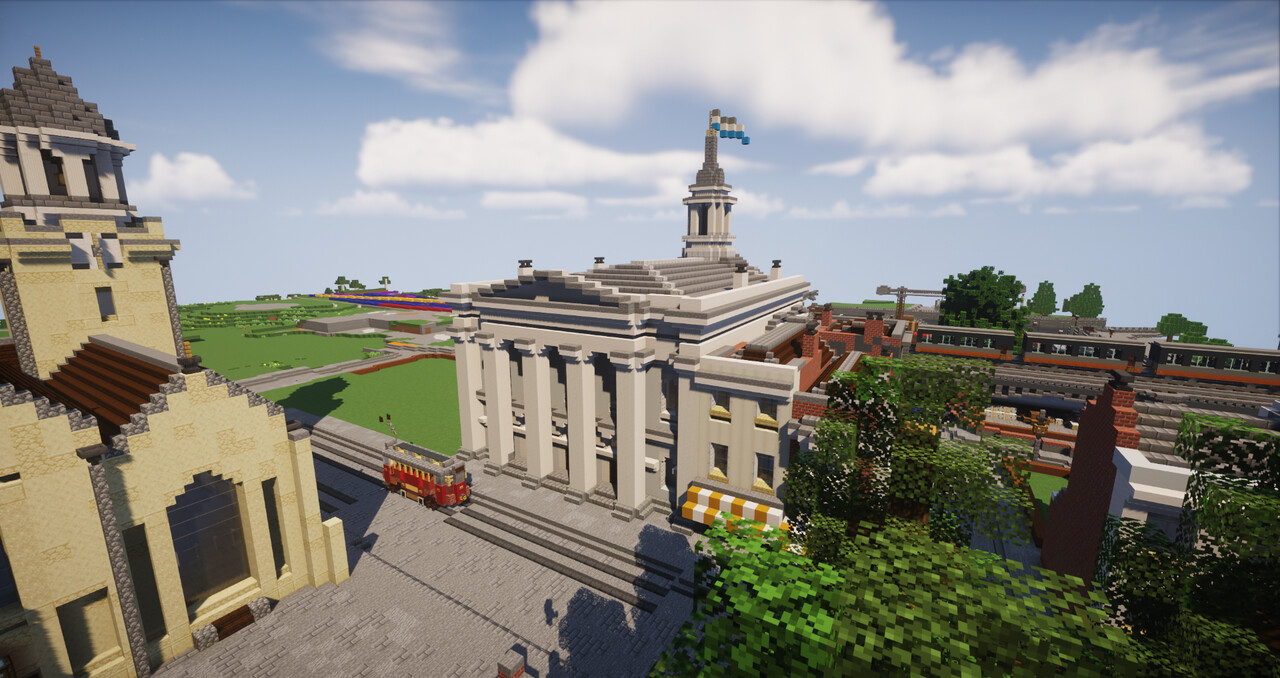Georgian Town Hall Minecraft Map