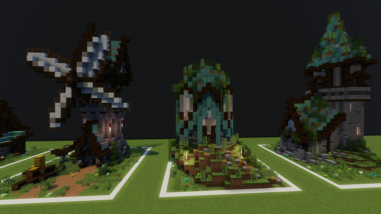 Medieval Fantasy [Schematics] (+Interiors) Minecraft Map