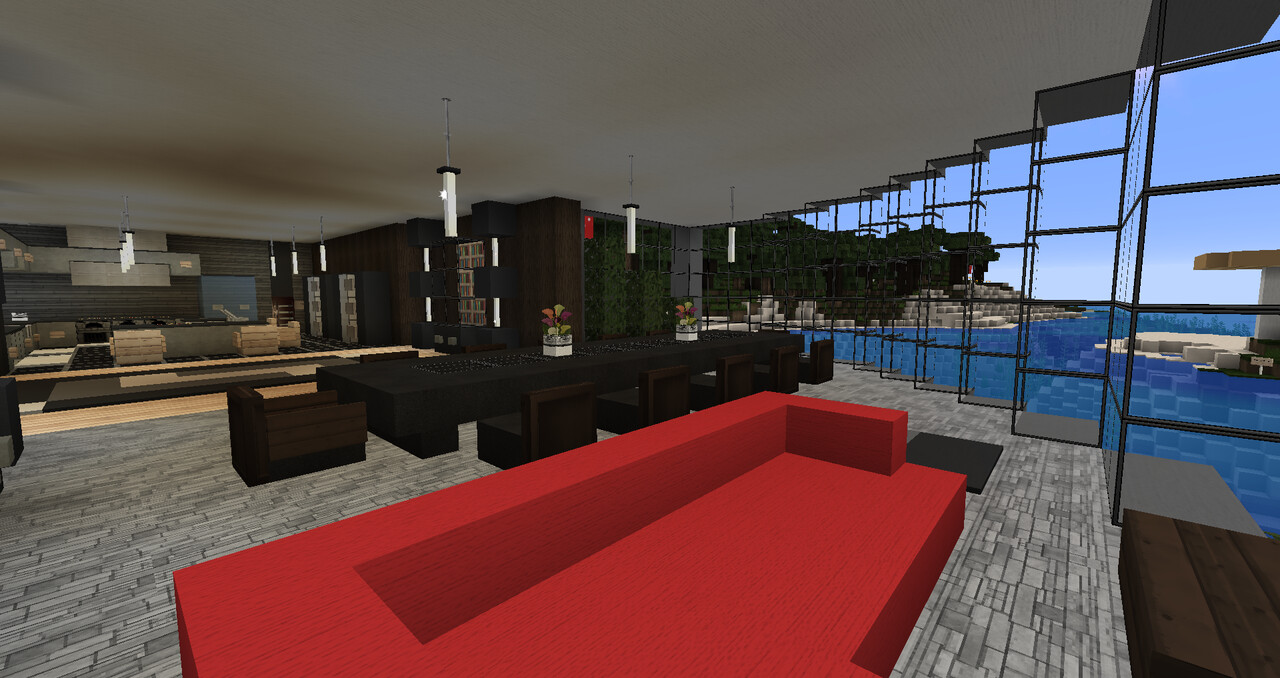 Cliffside - A Modern Mansion Minecraft Map