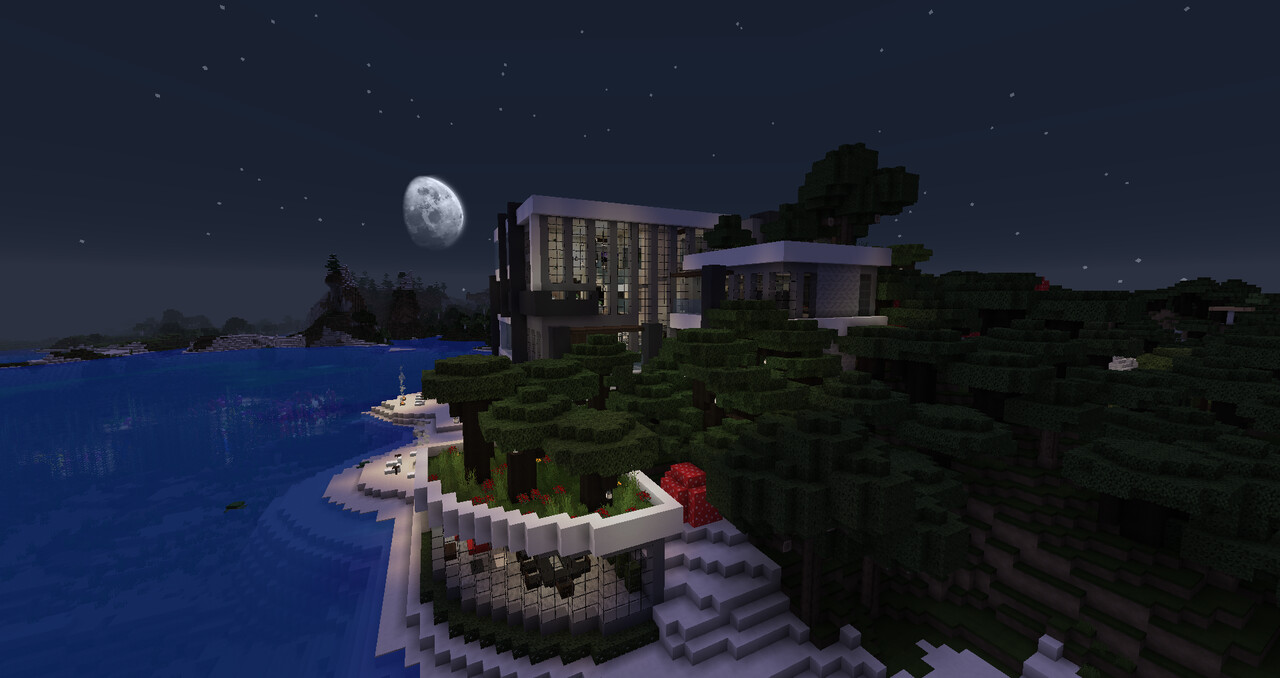 Cliffside - A Modern Mansion Minecraft Map