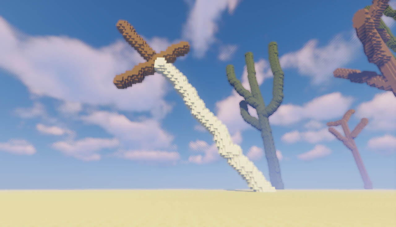 Mega desert Minecraft Map