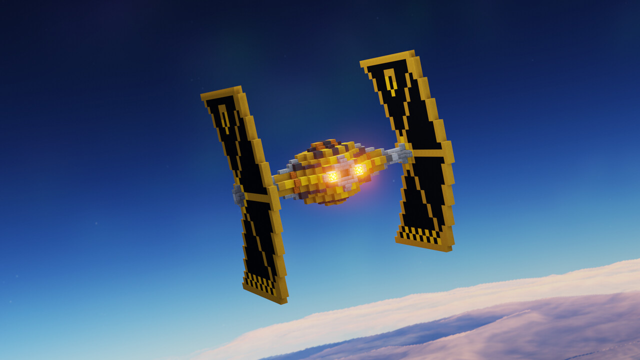 Star Wars - Mining Guild TIE Fighter Minecraft Map