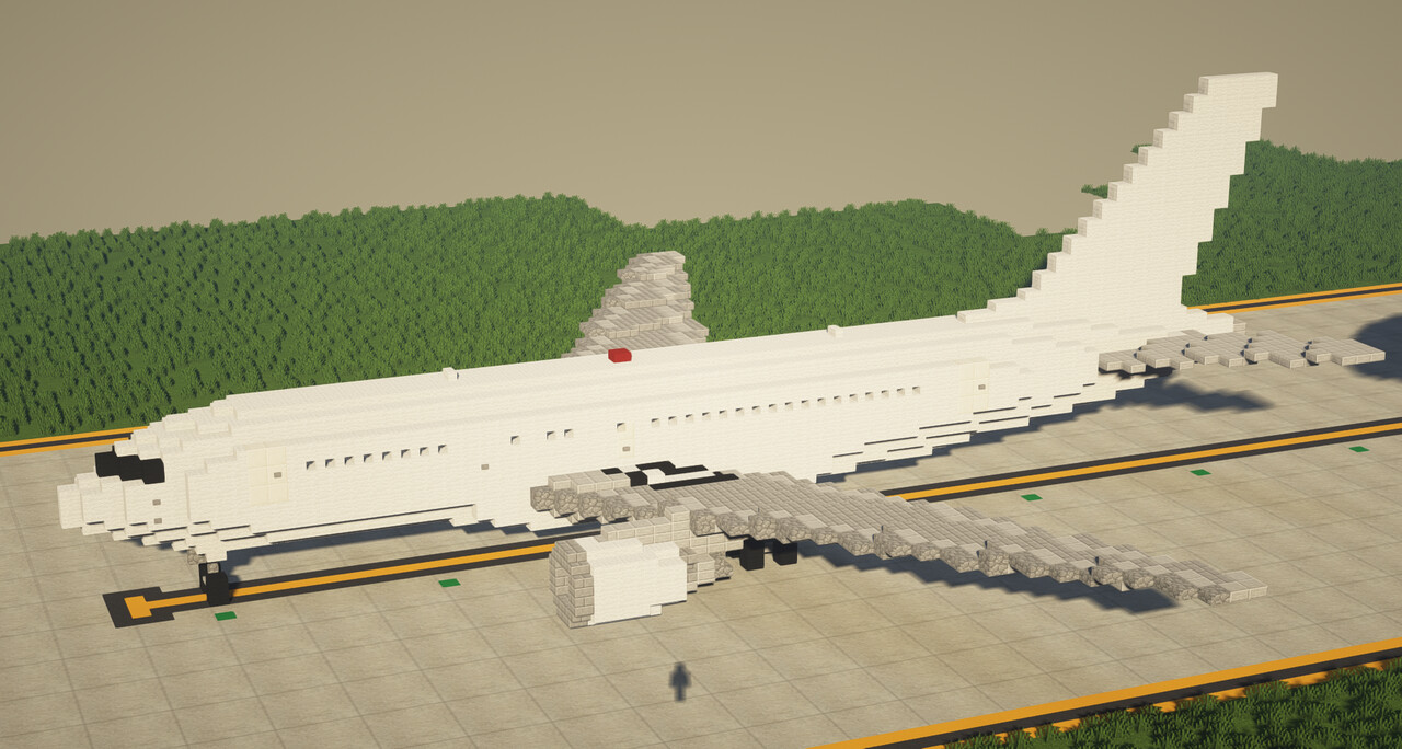 Boeing 767-200 1.5:1 Scale Minecraft Map