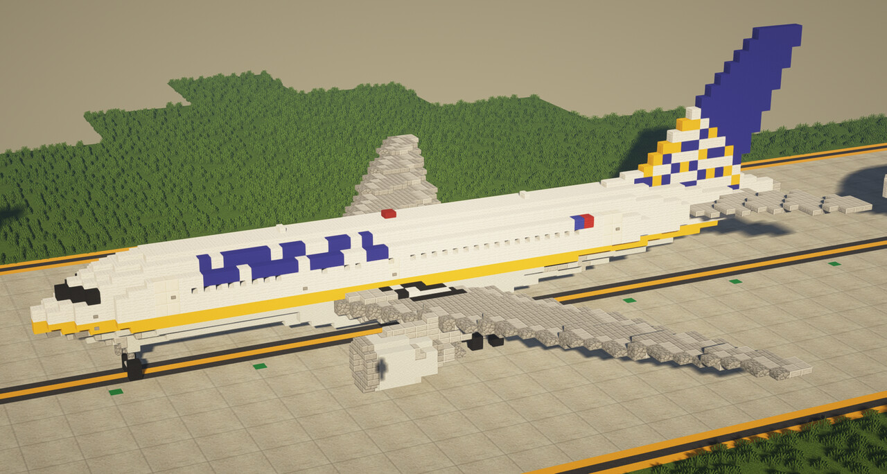 Boeing 767-200 1.5:1 Scale Minecraft Map