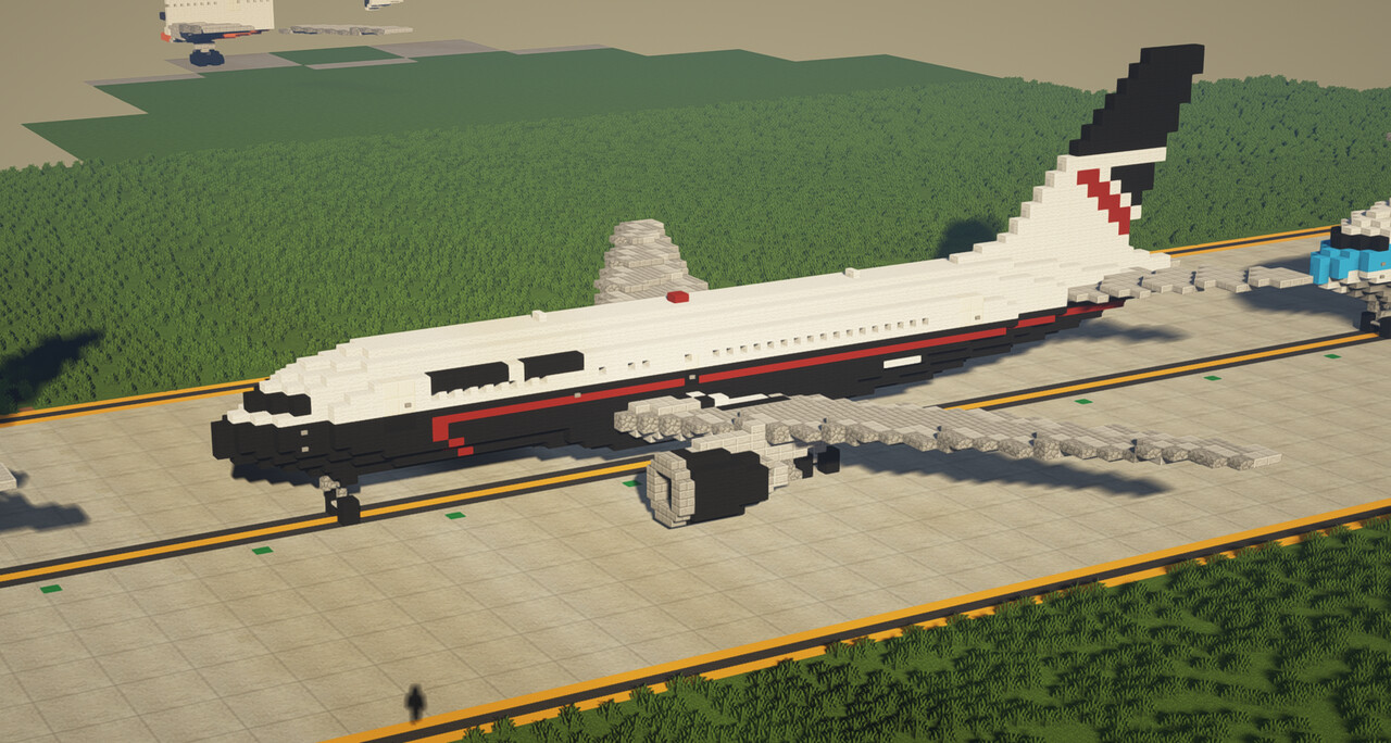 Boeing 767-200 1.5:1 Scale Minecraft Map