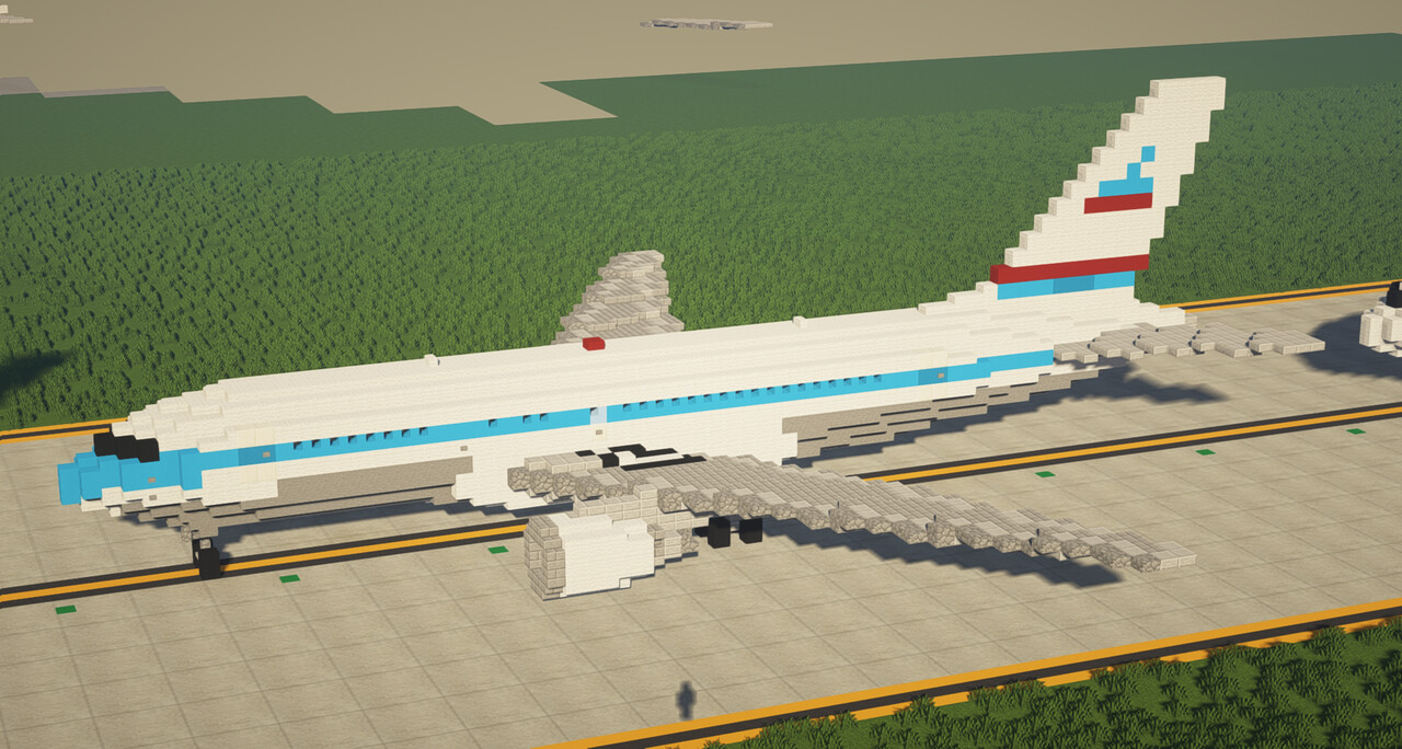 Boeing 767-200 1.5:1 Scale Minecraft Map