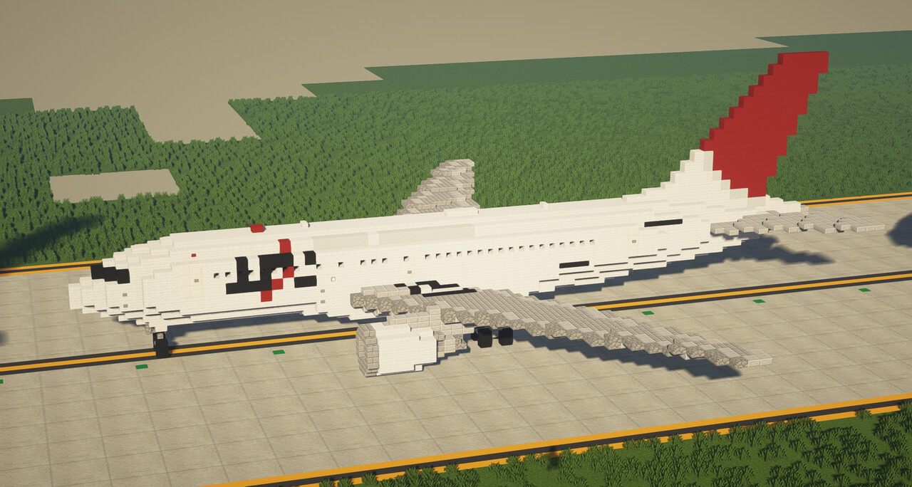 Boeing 767-200 1.5:1 Scale Minecraft Map