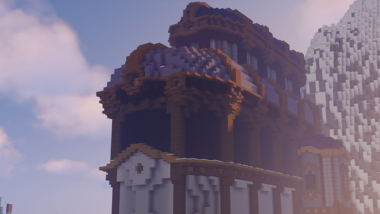 Fantasy hub build Minecraft Map