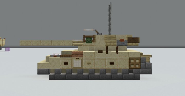 Merkava Mk1(Israeli MBT)(1.5:1 Scale) Minecraft Map