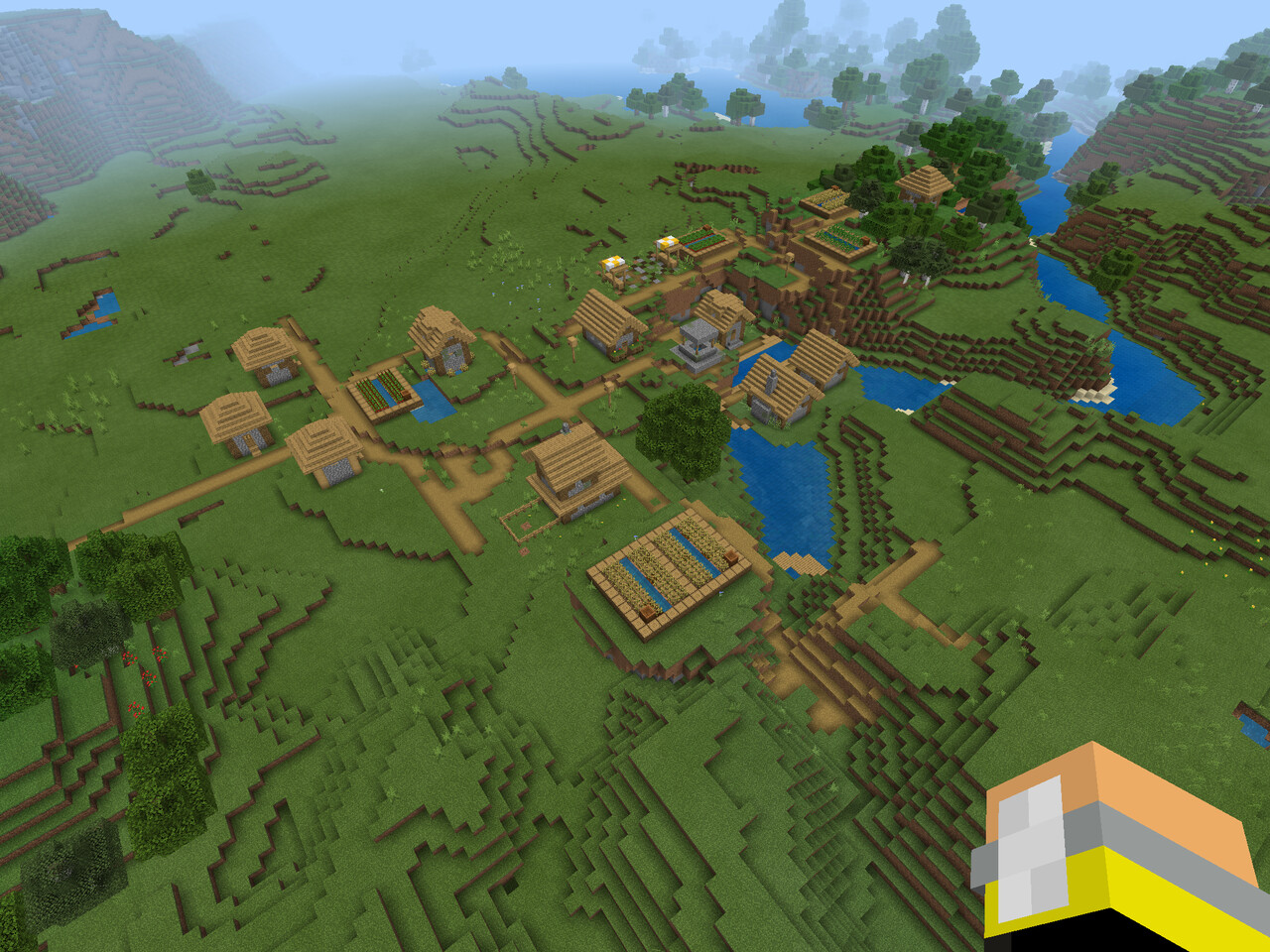 Villager's houses renovation (plains biome) Minecraft Map