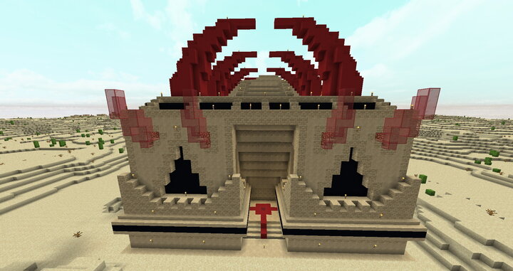 The Burning Desert - Hall of the Banished Minecraft Map