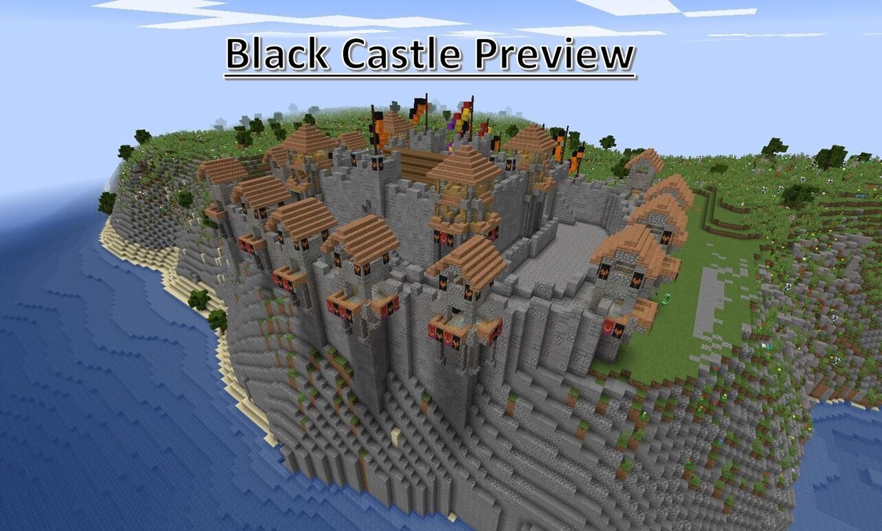 Black Castle schematic Download! Minecraft Map