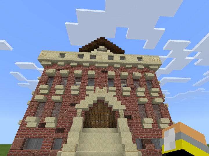 Bricky New England Style House Minecraft Map