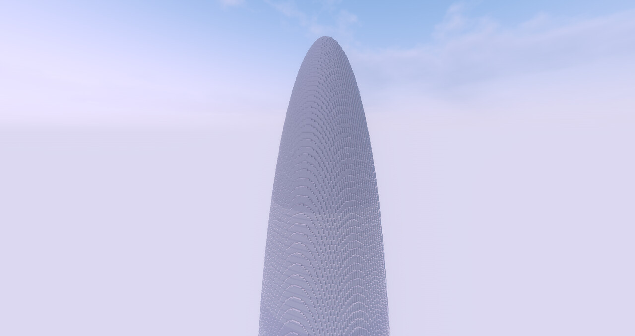 Bionic Tower (Megatall Skyscraper) Shanghai, China Minecraft Map