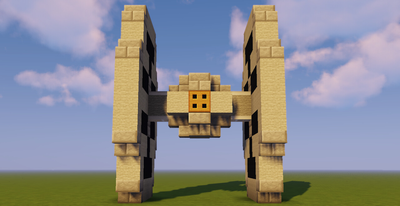 STAR WARS TIE/ln Space Superiority Starfighter Minecraft Map