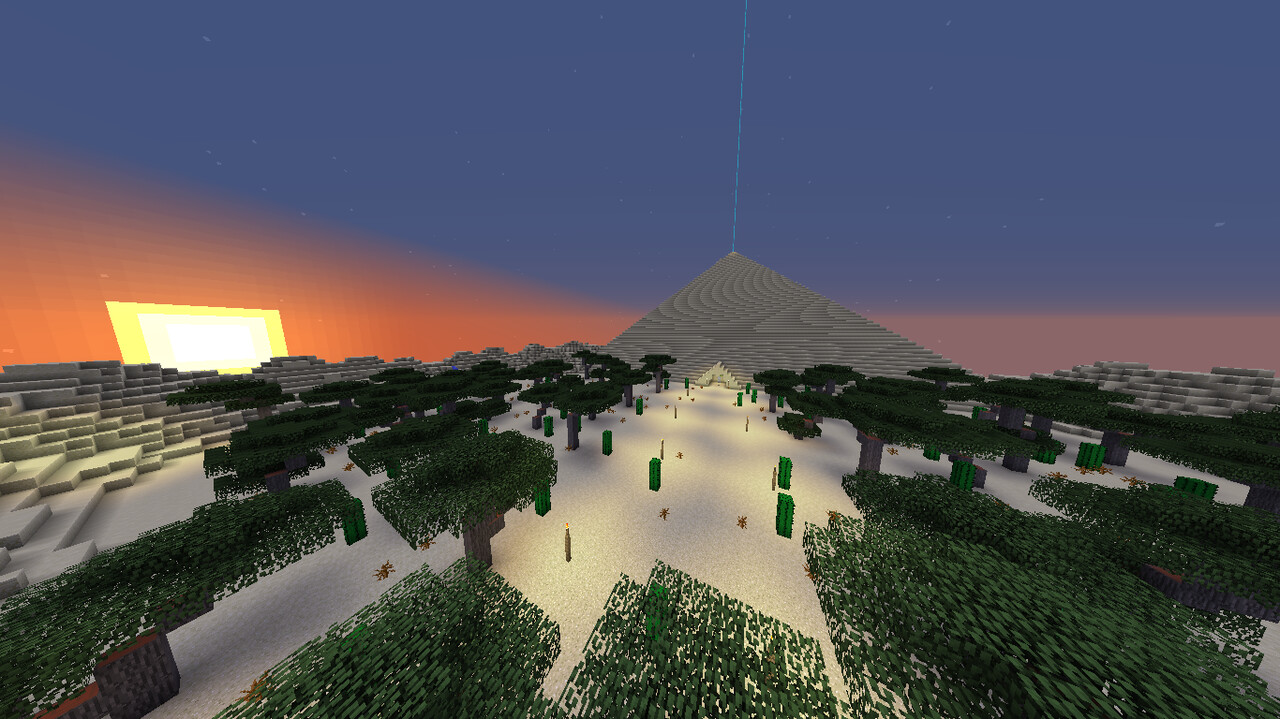 $ Pyramide Escape 1 $ Minecraft Map