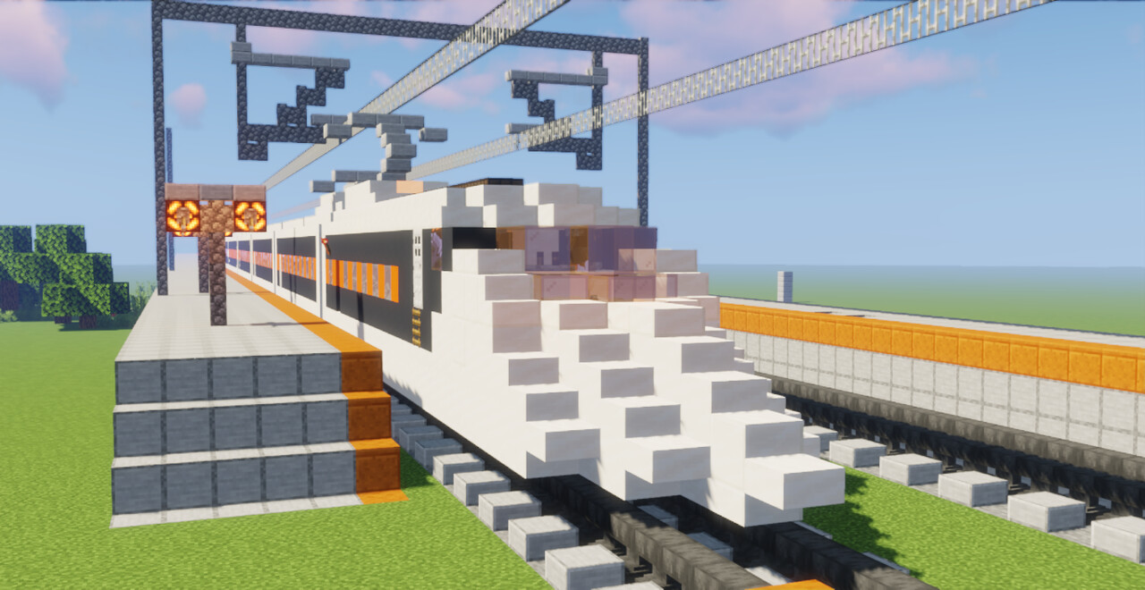 T-20 | Train 20 | Contemporary High Speed Train Minecraft Map