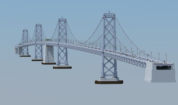 San Francisco Bay Bridge Minecraft Map